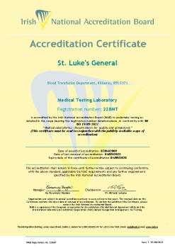 St Luke's General Hospital - Kilkenny - INAB